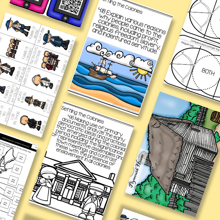 Discover America's Roots with Our Elementary Colonial History Unit – 1 ...