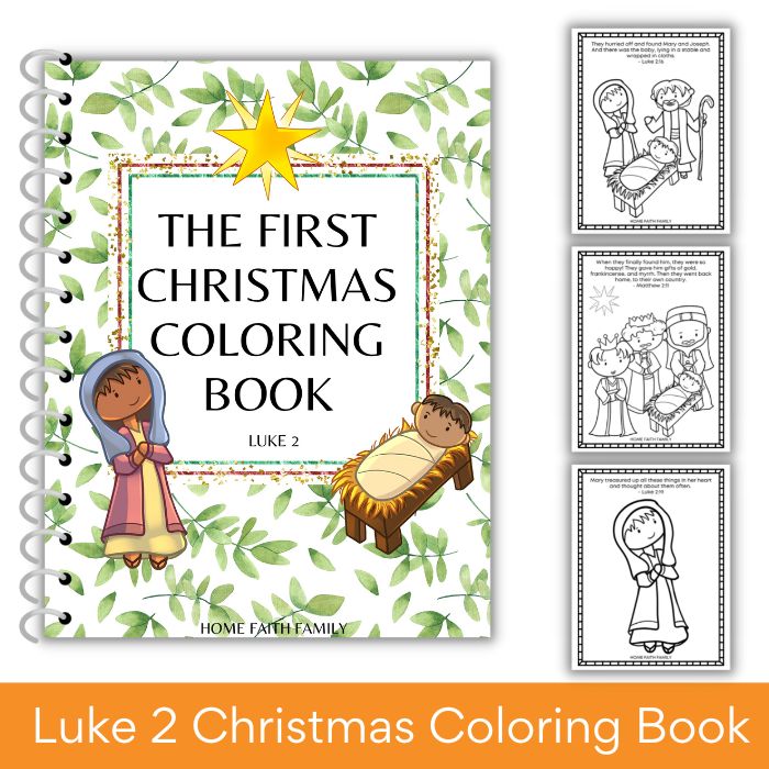 Coloring Nativity: A Christmas Coloring Book for Preschoolers – Home ...