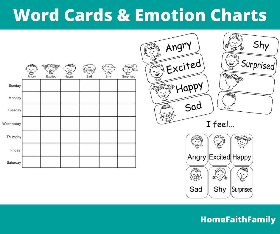 The Ultimate "I Feel..." Emotions Bundle – Home Faith Family , LLC