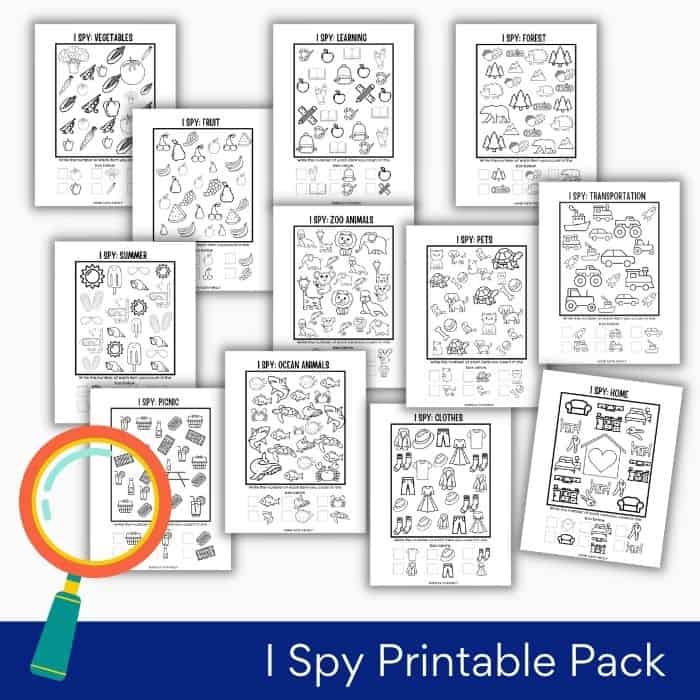 I Spy Printable Packet – Home Faith Family , LLC