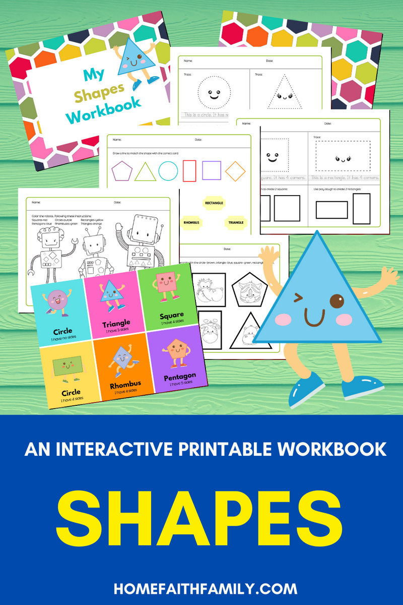 My Shapes Workbook – Home Faith Family , LLC