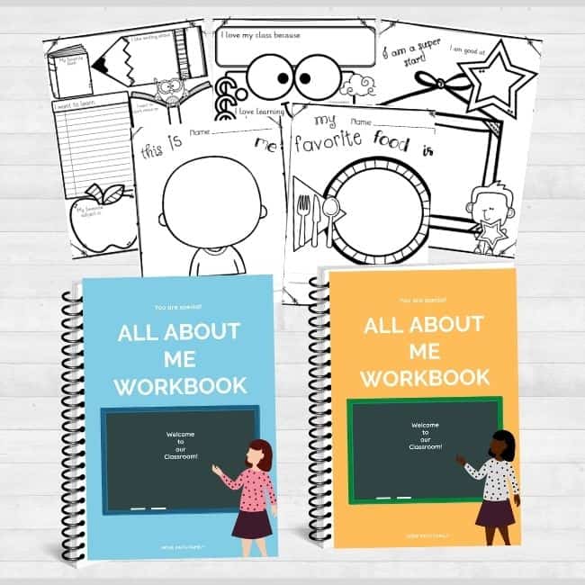 All About Me Printable Workbook – Home Faith Family , LLC