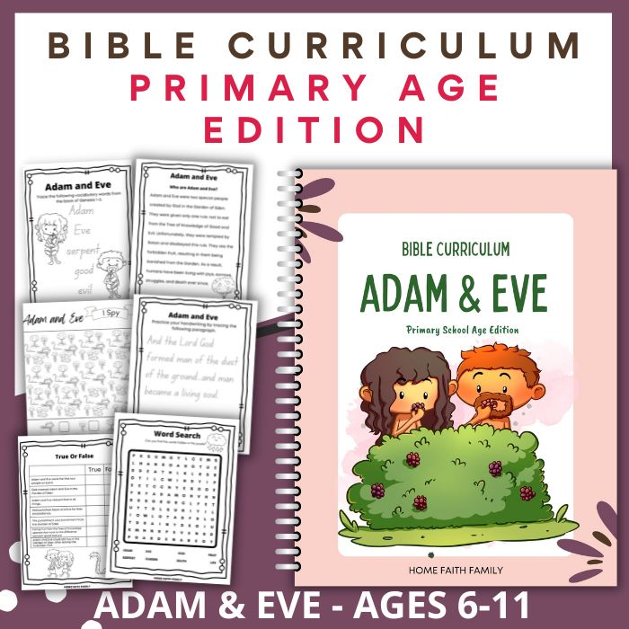 Bible Curriculum: Adam and Eve: Primary School Age Edition (Ages 6-11 ...