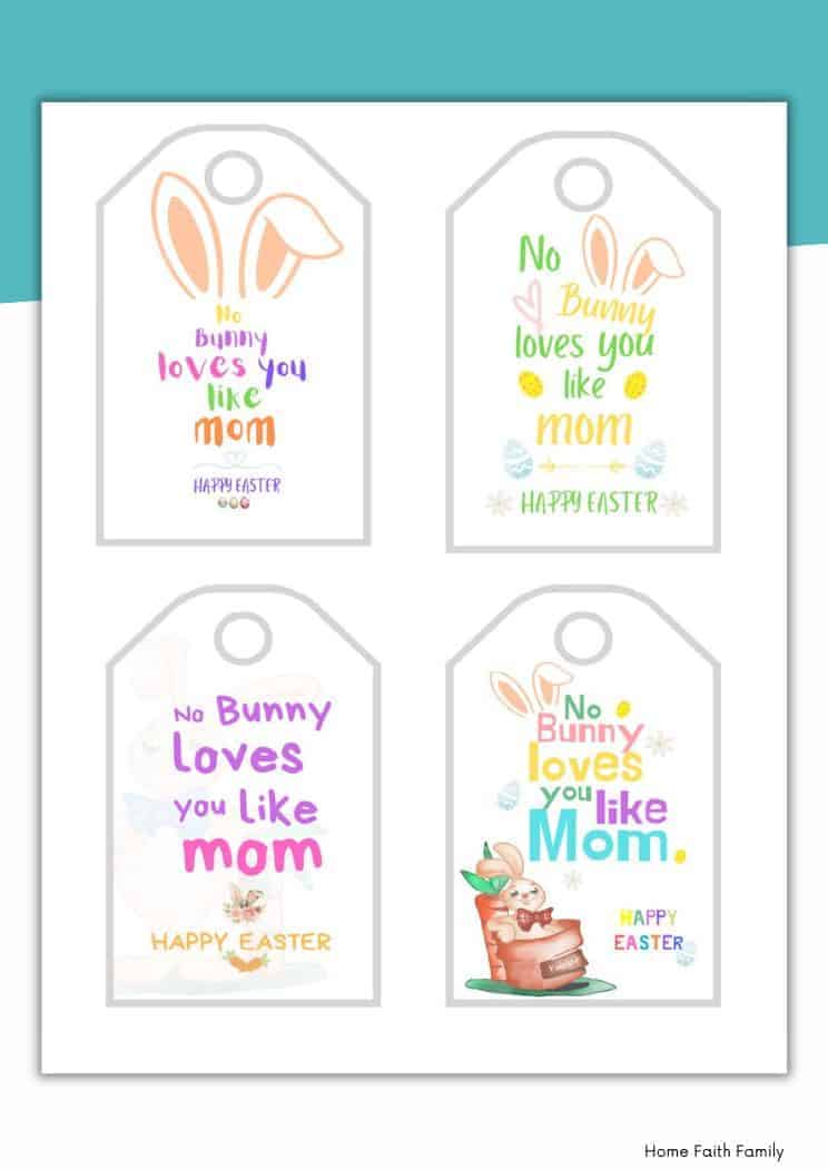 Easter Gift Tags – Home Faith Family , LLC