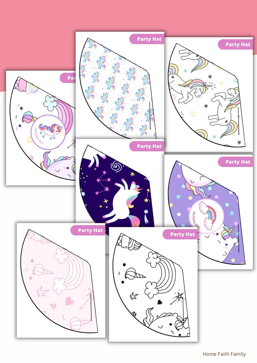 Unicorn Birthday Party Kit – Home Faith Family , LLC