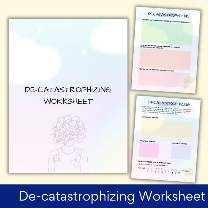 Worst Case Scenario Worksheet (De-Catastrophizing) – Home Faith Family ...
