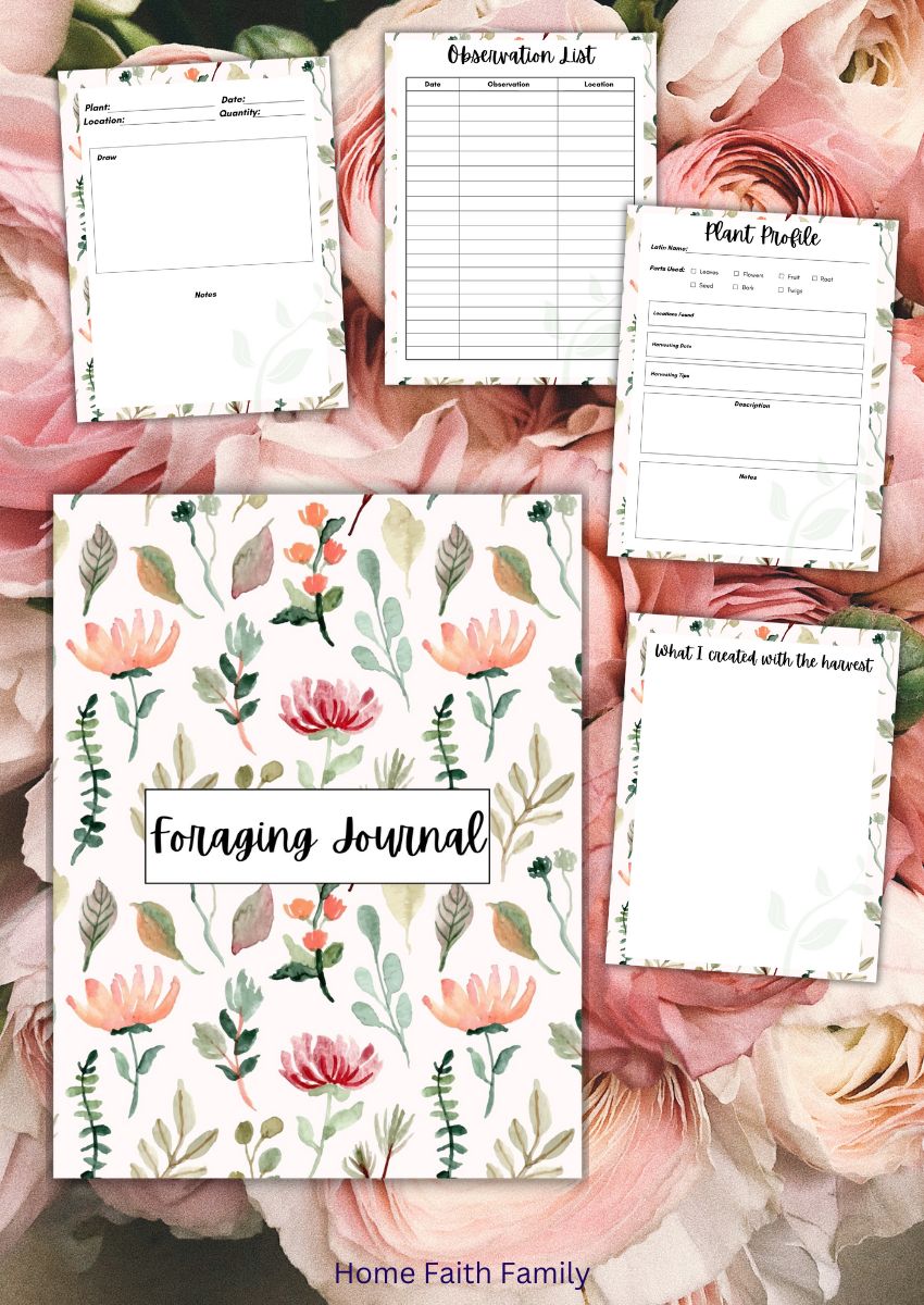 Capture Your Wild Discoveries: The Foraging Journal – Home Faith Family ...