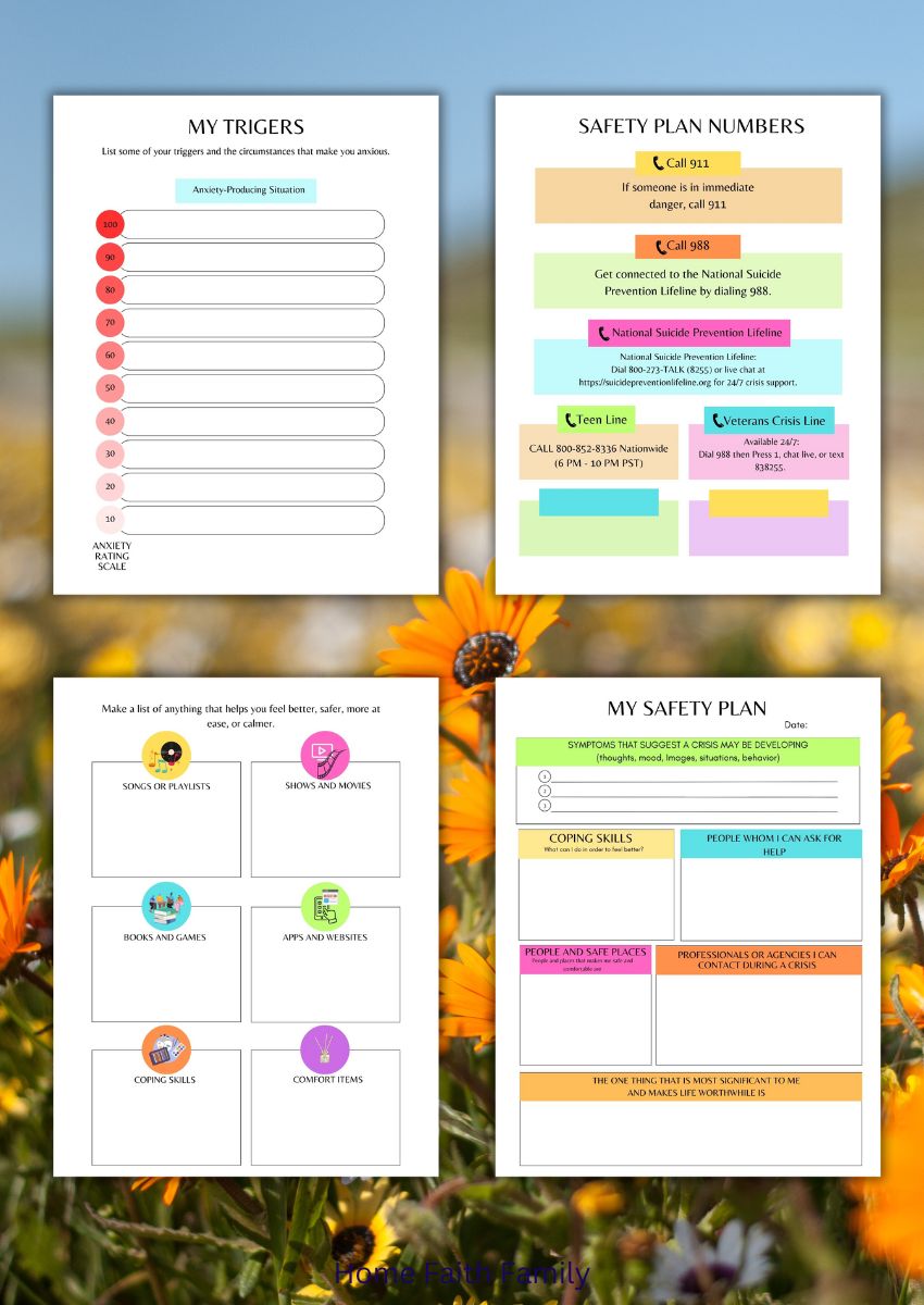 Stay Prepared, Stay Strong: Mental Health Crisis Safety Plan – Home ...