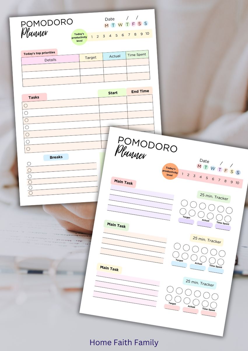 Master Your Time with the Pomodoro Planner - Boost Productivity Today ...