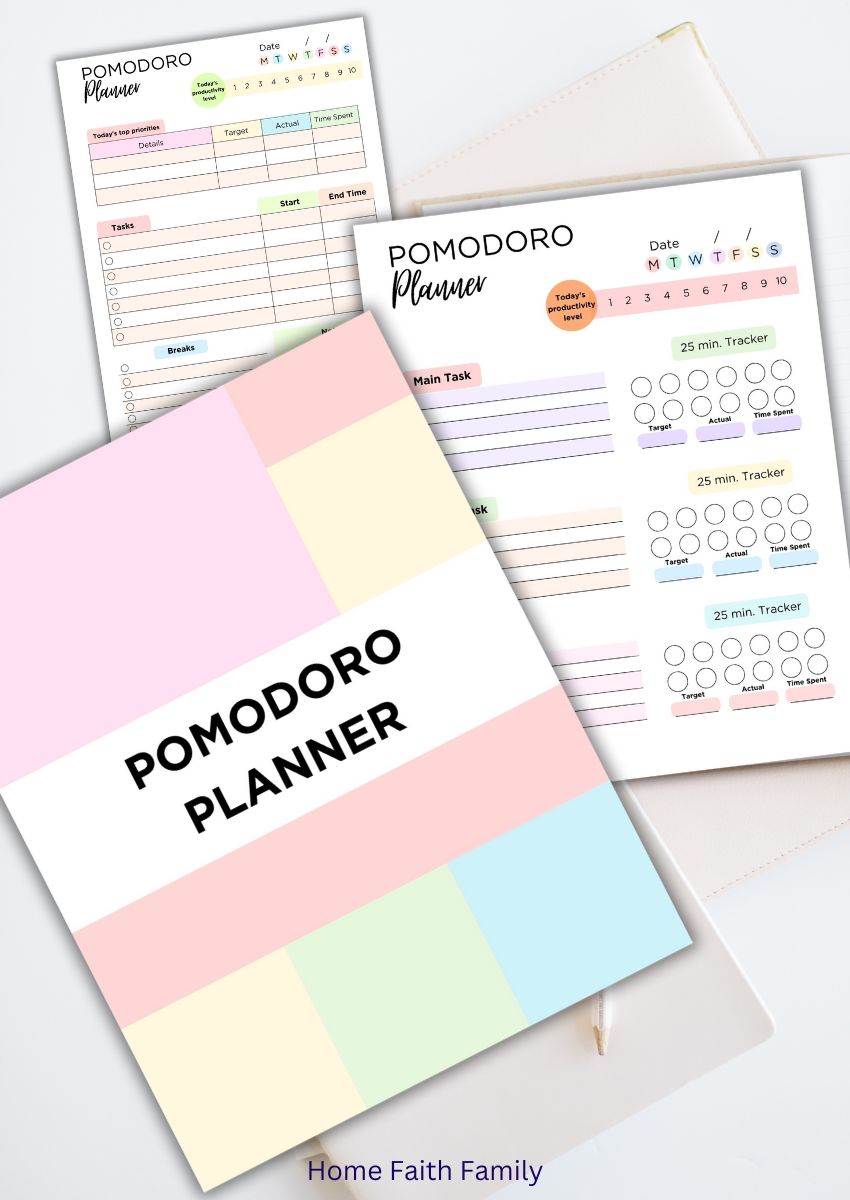 Master Your Time with the Pomodoro Planner - Boost Productivity Today ...