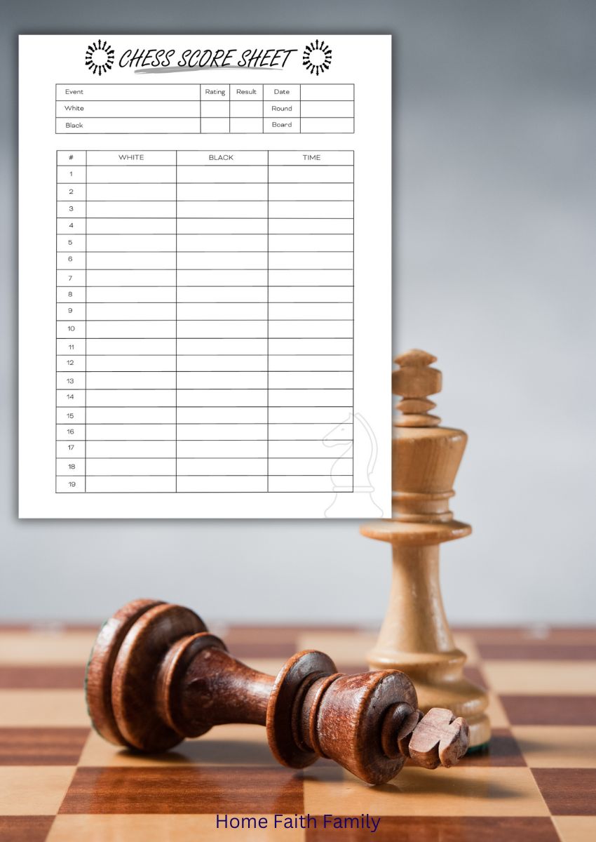 Dominate Your Chess Games with This Chess Notebook – Home Faith Family ...