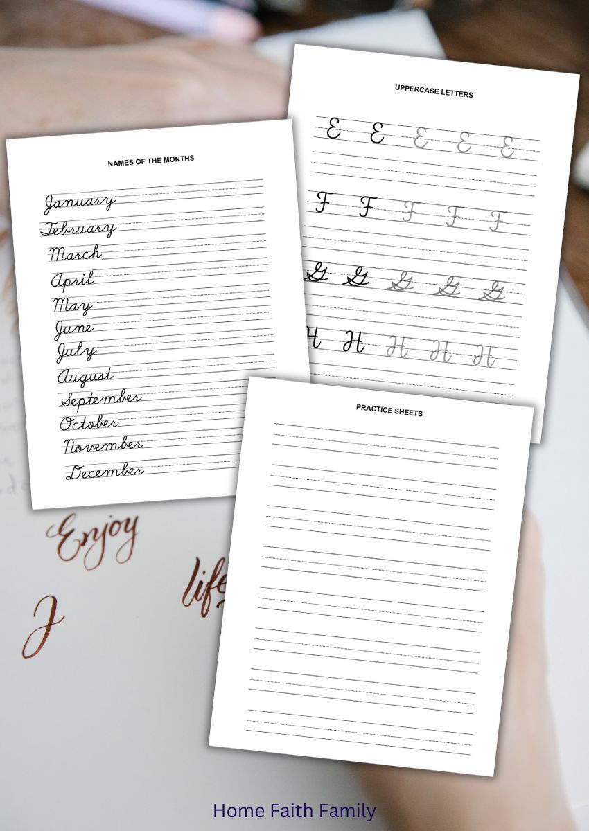 Master the Art of Penmanship with Our Cursive Writing Practice Set for ...