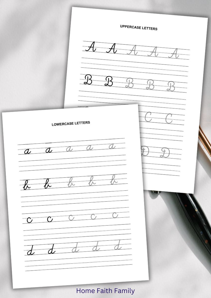 Master the Art of Penmanship with Our Cursive Writing Practice Set for ...