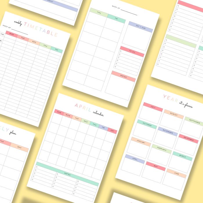 Homeschool Planner Printable (Undated) – Home Faith Family , LLC