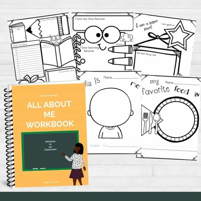 All About Me Printable Workbook – Home Faith Family , LLC