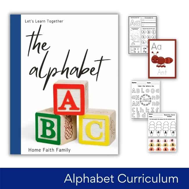 Alphabet Curriculum (1,275+ Pages) – Home Faith Family , LLC