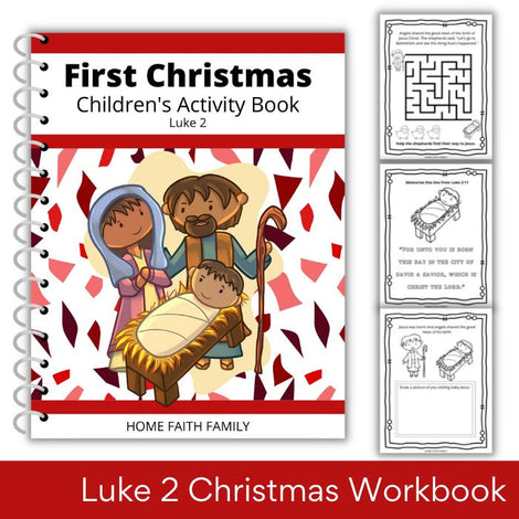 The First Christmas Children's Activity Book – Home Faith Family , LLC
