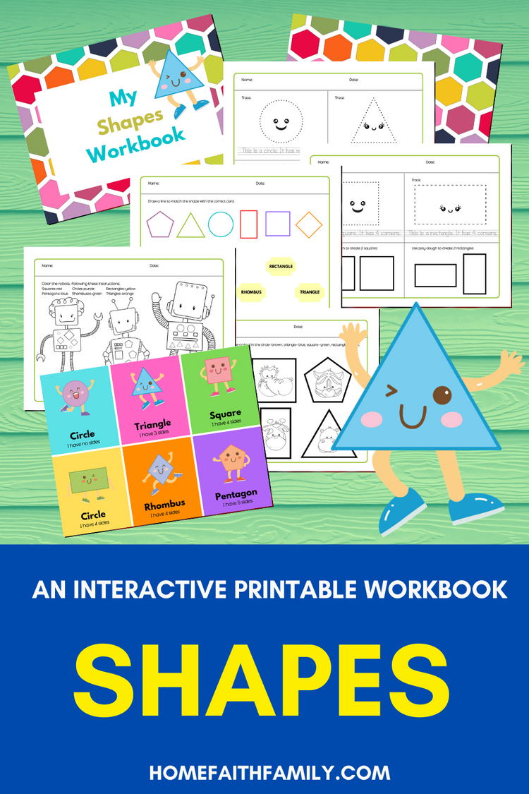 My Shapes Workbook – Home Faith Family , LLC