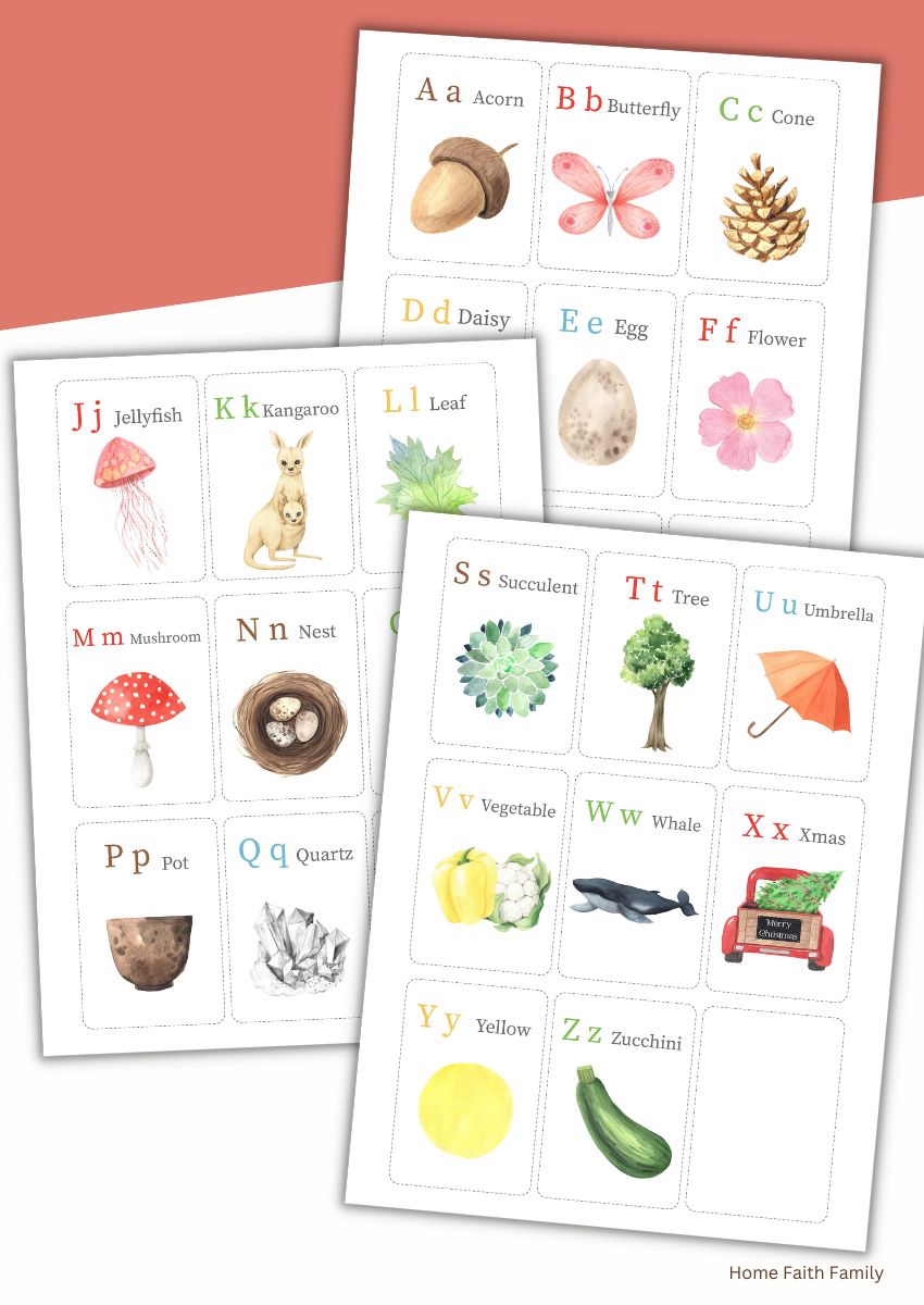 Dive into Nature's Alphabet Adventure with Our ABC Flashcards! – Home ...