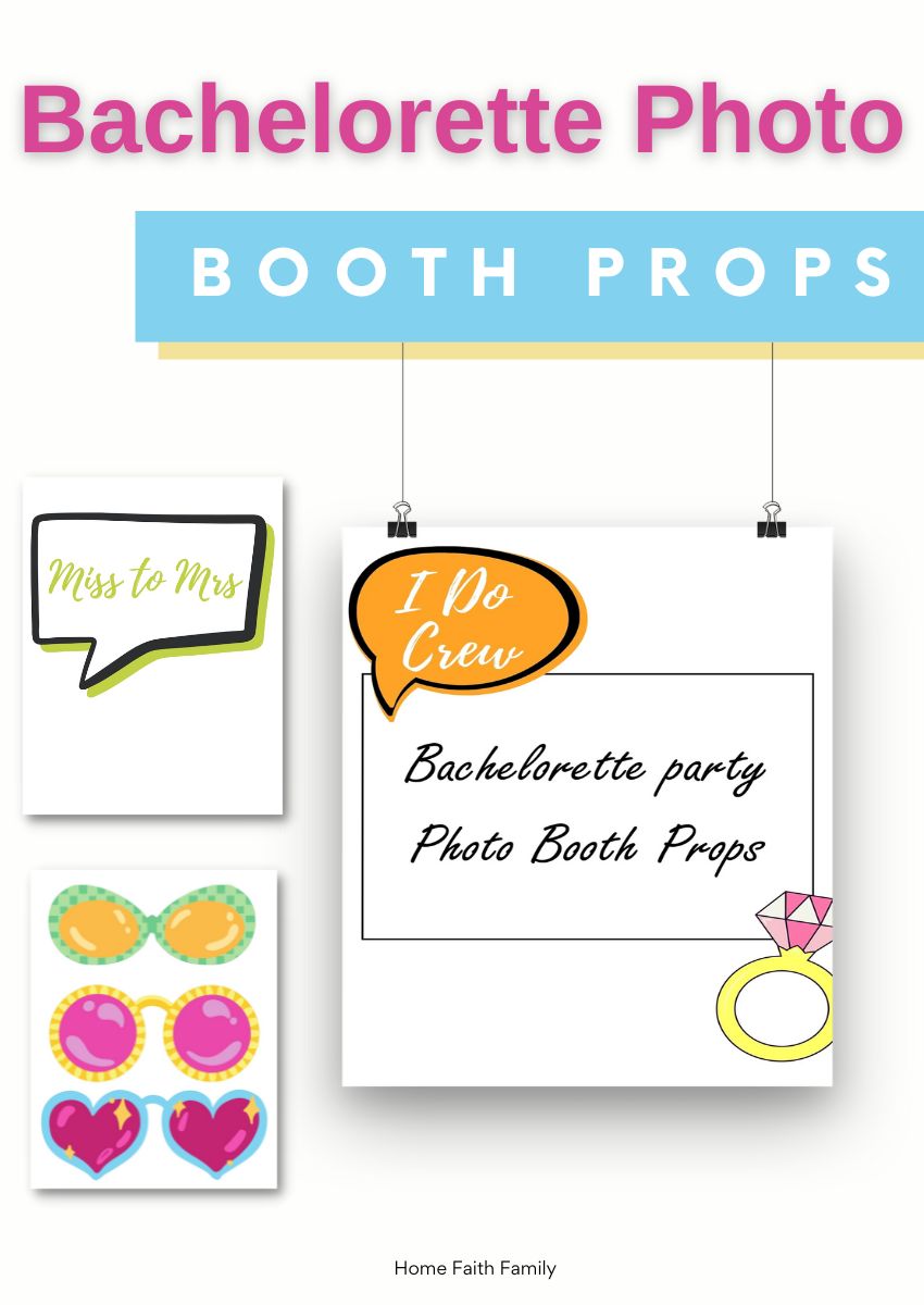 Bachelorette Photo Booth Props – Home Faith Family , LLC