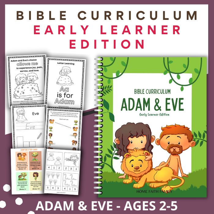 Bible Curriculum: Adam and Eve: Early Learner Edition (Ages 2-5) – Home ...