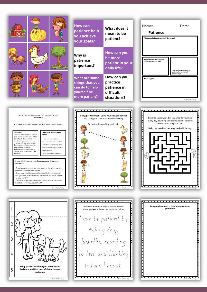 Teach The Virtue of Patience – Home Faith Family , LLC