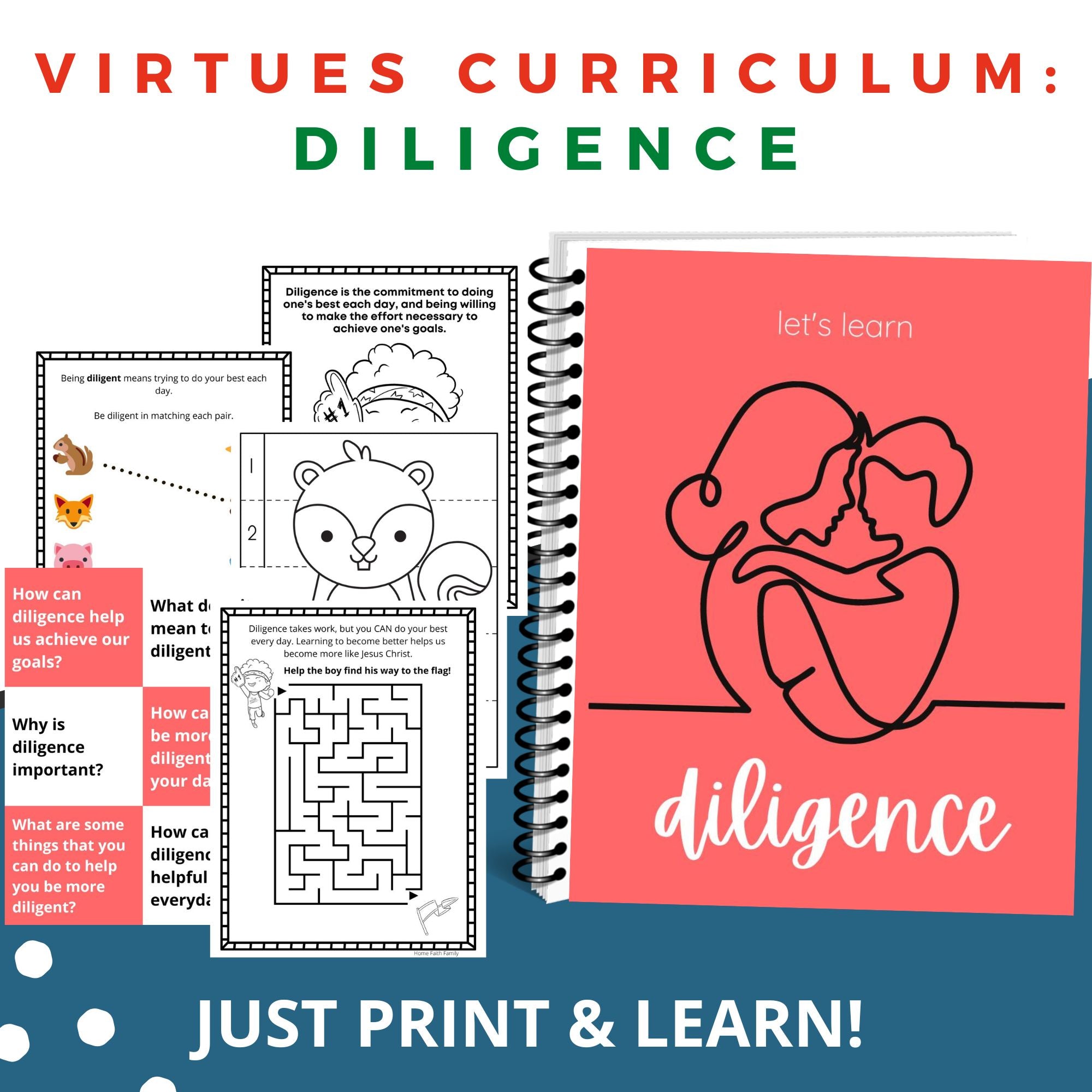 Teach Your Child The Virtue Of Diligence – Home Faith Family , LLC