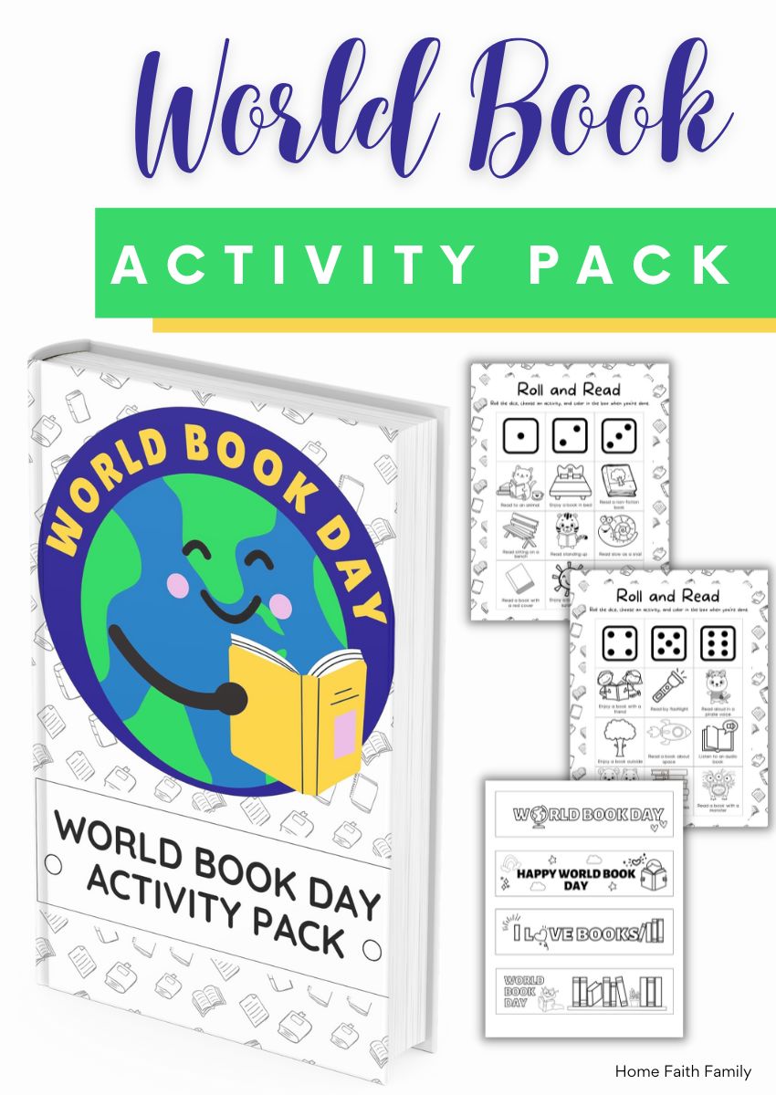 World Book Day Activity Pack – Home Faith Family , LLC